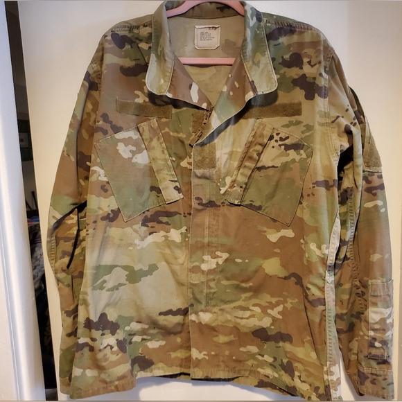 U.S. Army | Jackets & Coats | Army Ocp Ihwcu Improved Hot Weather Combat Uniform Coat Large Long ...